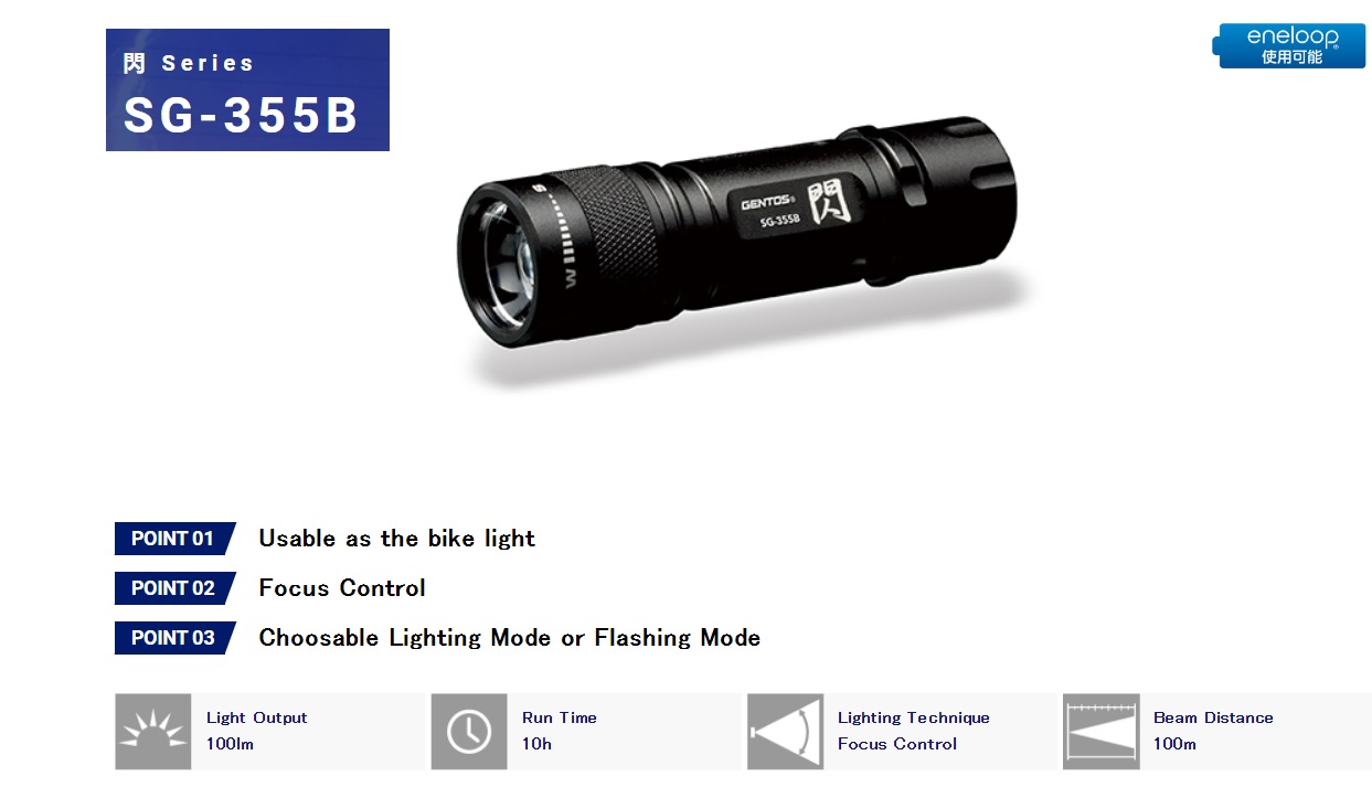 Ichiban Precision Sdn Bhd - Gentos - Gentos Handy Compact LED Light